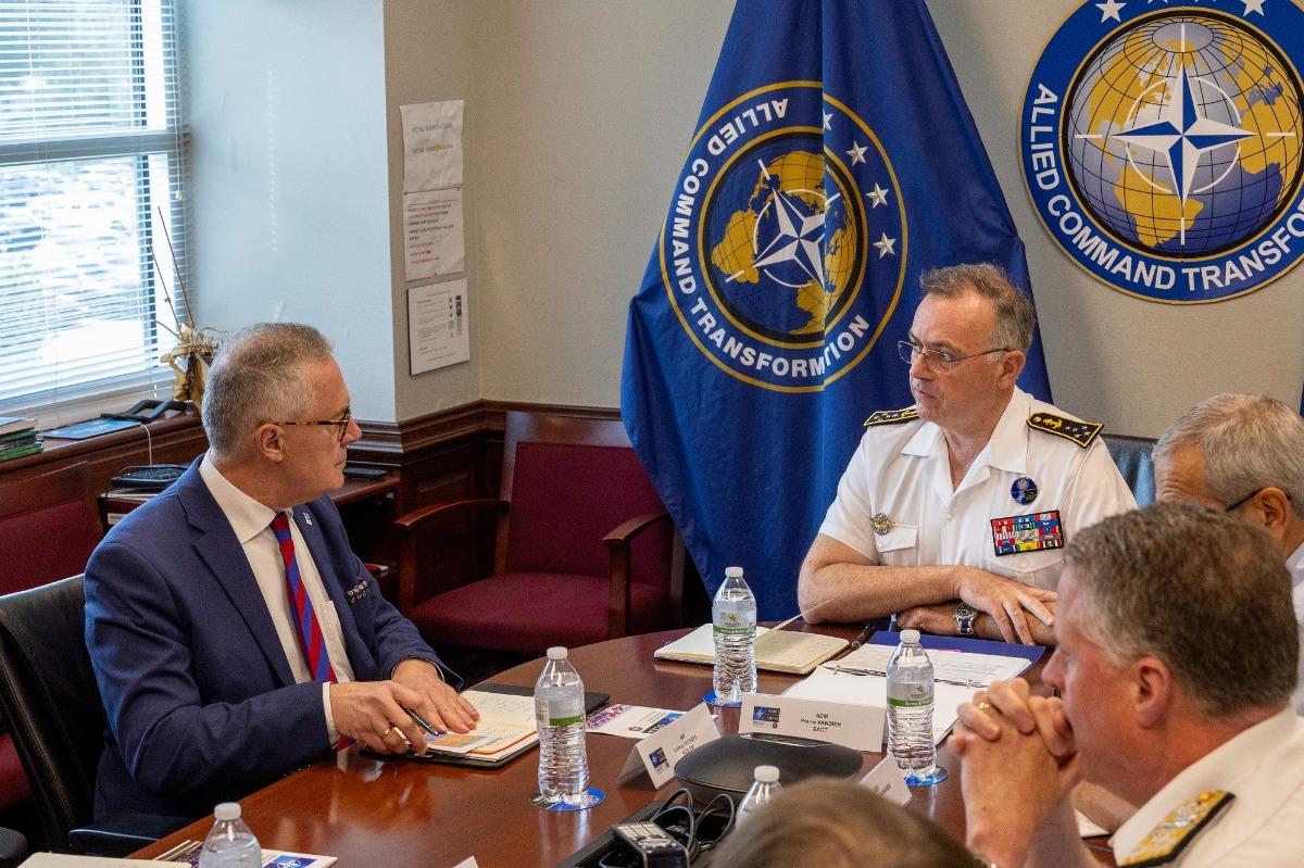 NCIA | NCIA General Manager meets Supreme Allied Transformation Commander